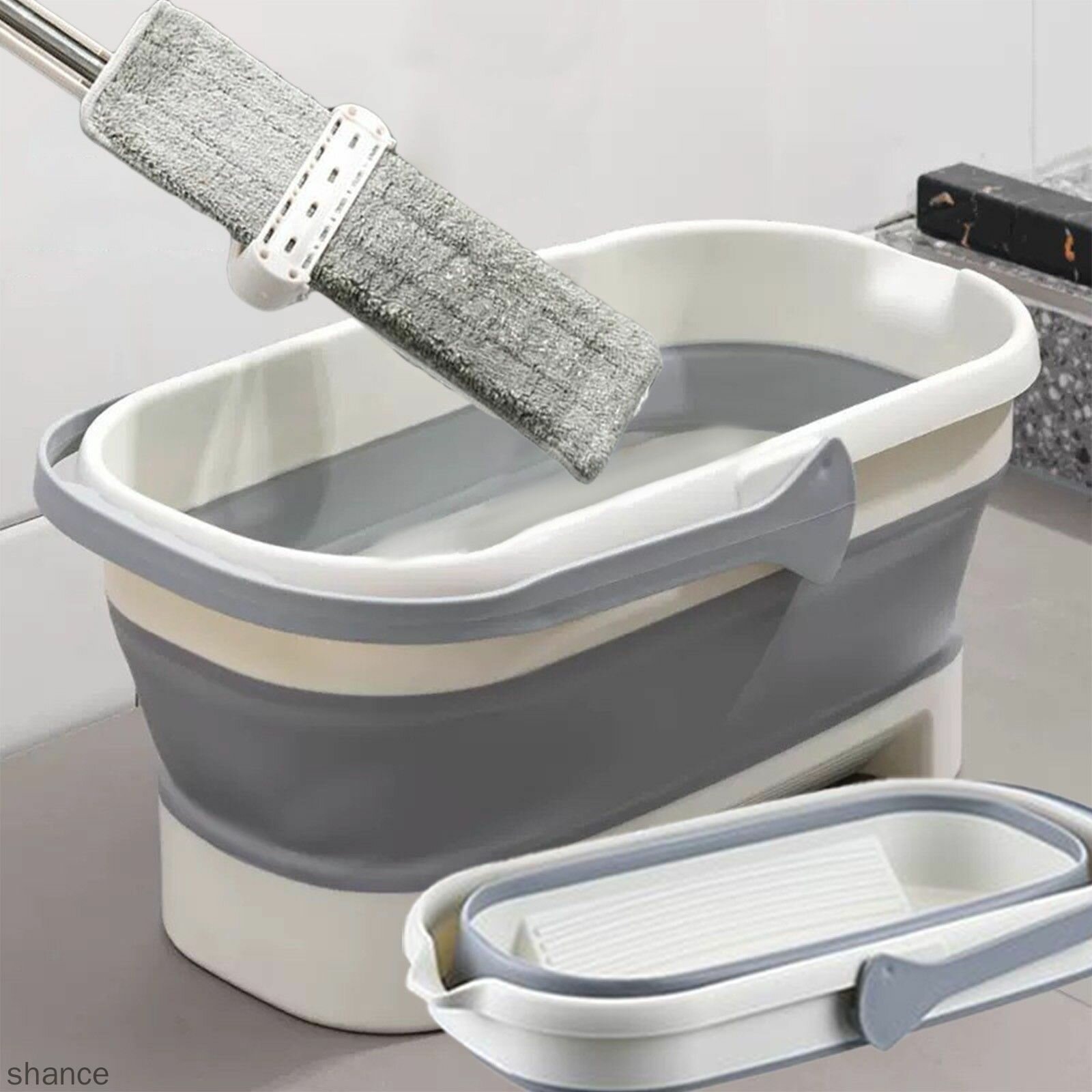 Ведро складное силиконовое