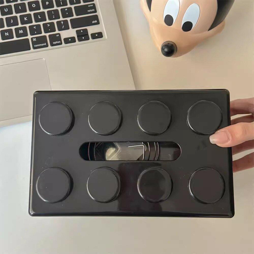 Декоративная коробка для салфеток в виде конструктора, яркая, вместительная, для спальни, настольная, для кофе-бара