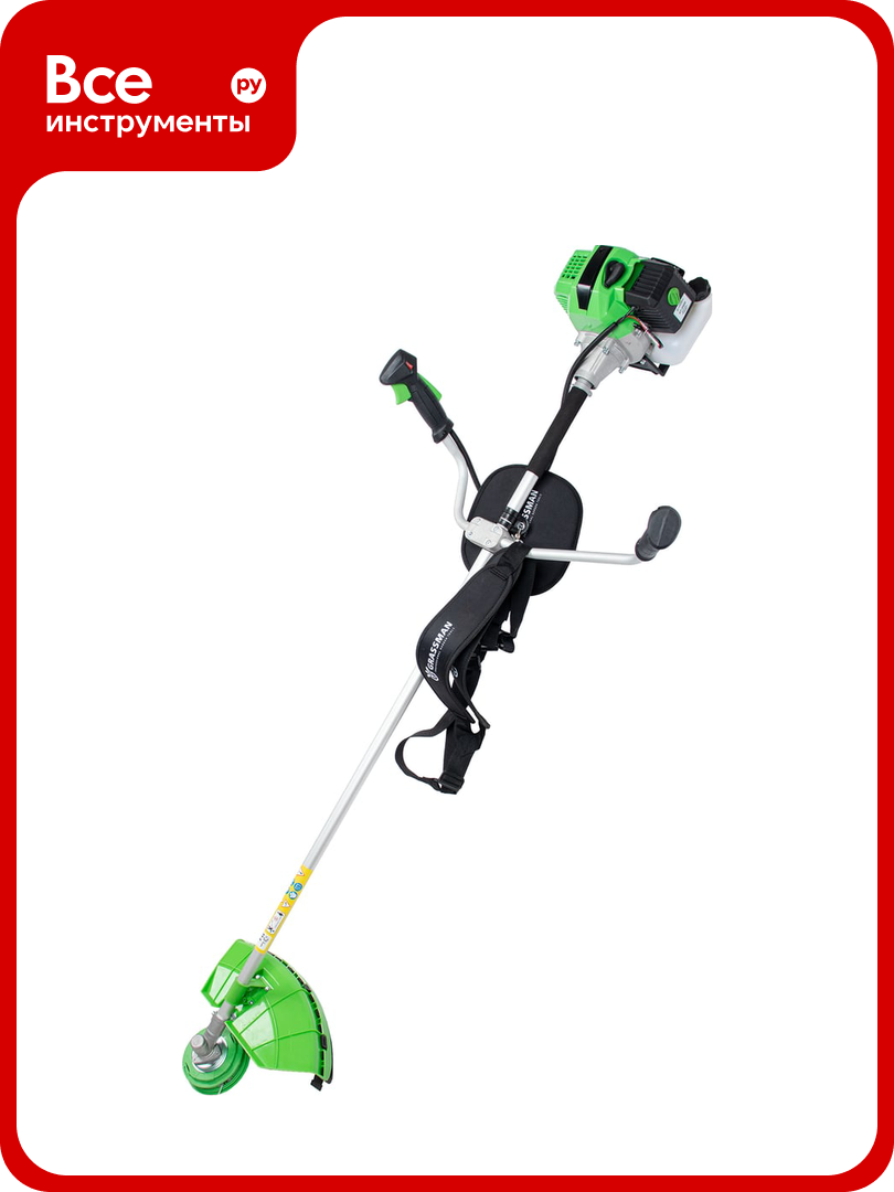 Бензиновый триммер Grassman GT-2500 (2,5 кВт/3,4 лс, бак 1,2 л, захват 25.5/42 см прямая штанга, катушка+нож) (1/1)