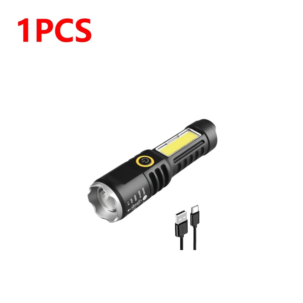 Фонарик COB+XPE, 1pcs, для кемпинга