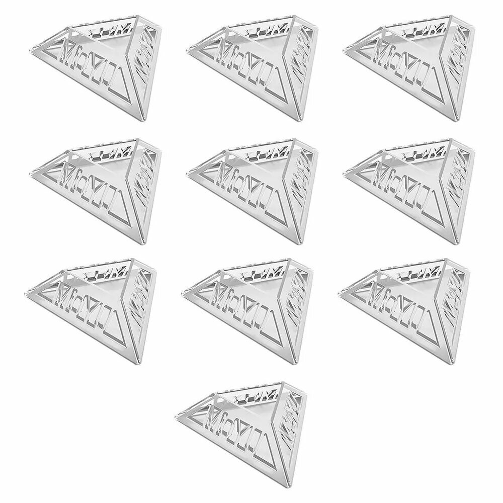 Головоломка,10 шт./компл, основание для кубика Рубика, нижняя опорная треугольная скоба-полая и прозрачная