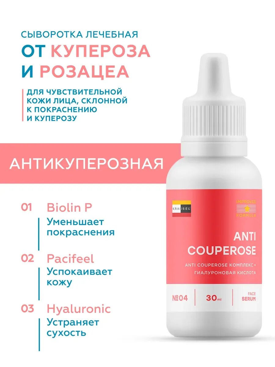 Антикуперозный крем от купероза и розацеа на лице