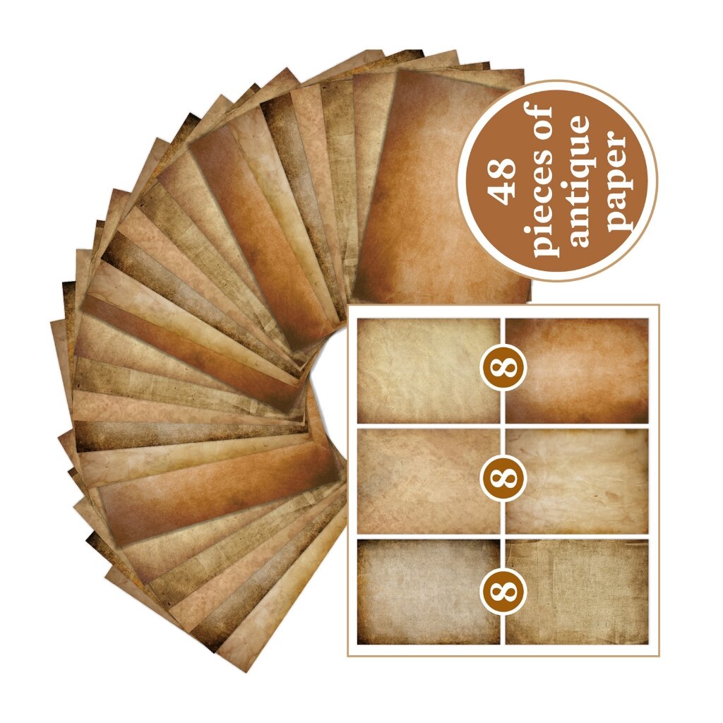 Набор Переработанной бумаги для принтера формата А4 С классическим эстетичным двусторонним дизайном