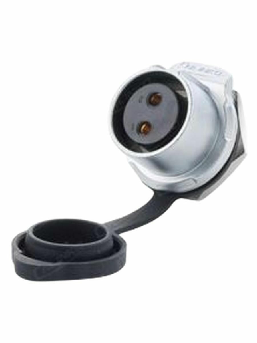 Разъем CNLINKO LP-20, 2-пиновый, 2pin, мама, IP67, М22х1,5