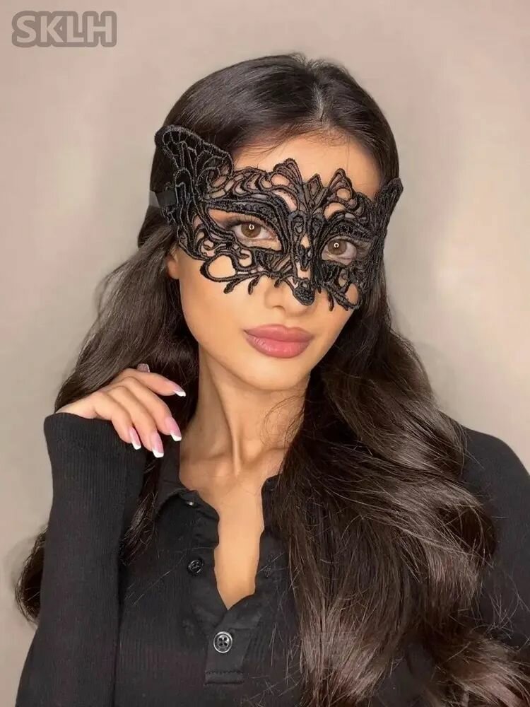 Маска кружевная эротическая БДСМ товары для взрослых 18+