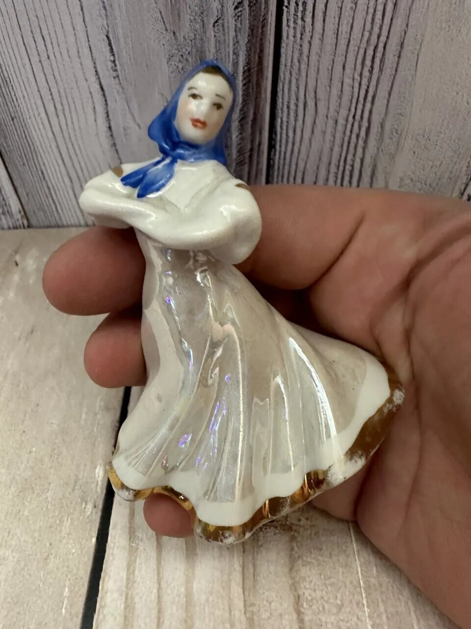 Статуэтка Плясунья Дулёво Фарфор 1960 год винтажная