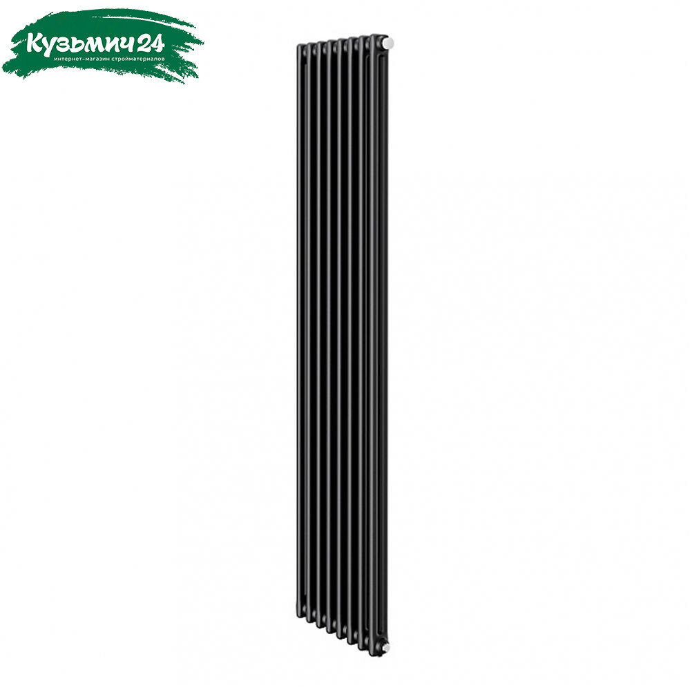 Дизайн-радиатор трубчатый Royal Thermo Insignia C2180, RAL9005m, сталь, 8 секций