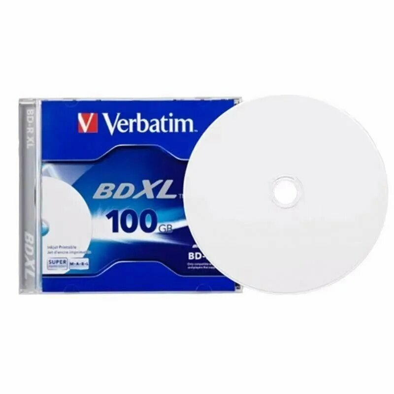 Verbatim Диск для записи BD-R, 100 ГБ, 1 шт