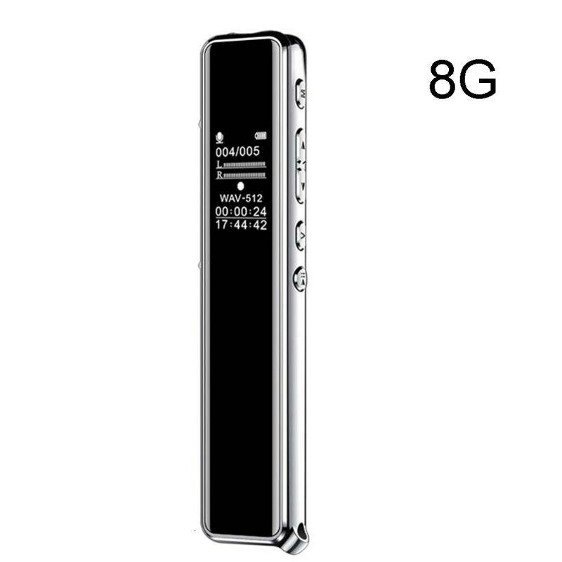 Цифровой диктофон-ручка с голосовой активацией, 8GB