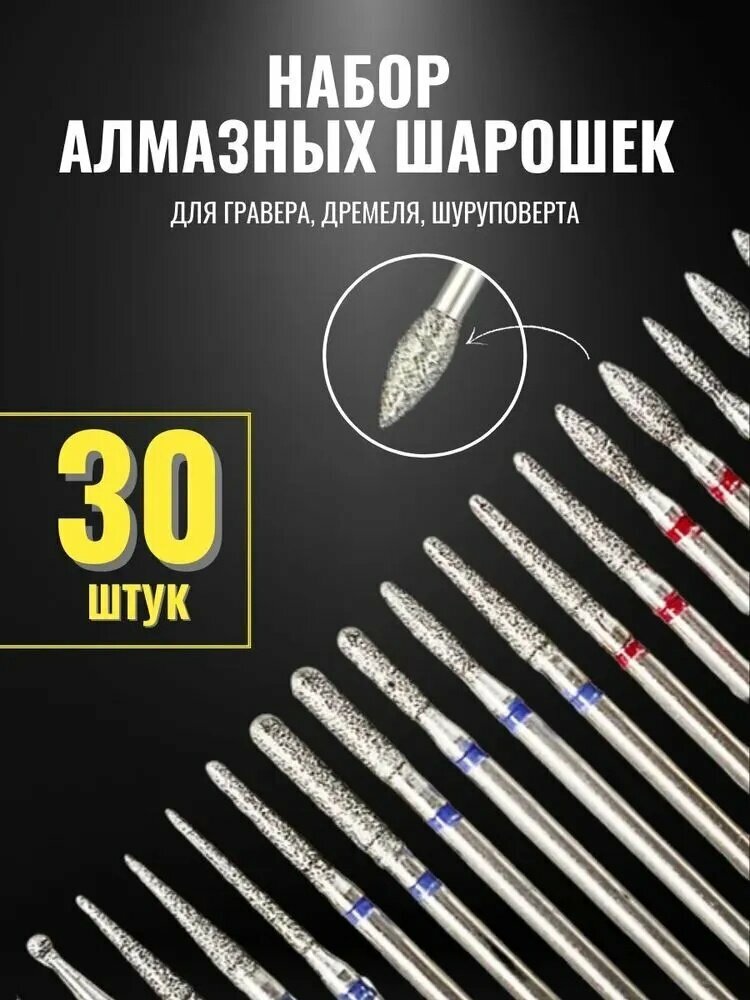 Шарошки для гравера по камню, фреза алмазная, борфреза для дрели и шуруповерта, твердосплавные мини шарошки по камню и керамики