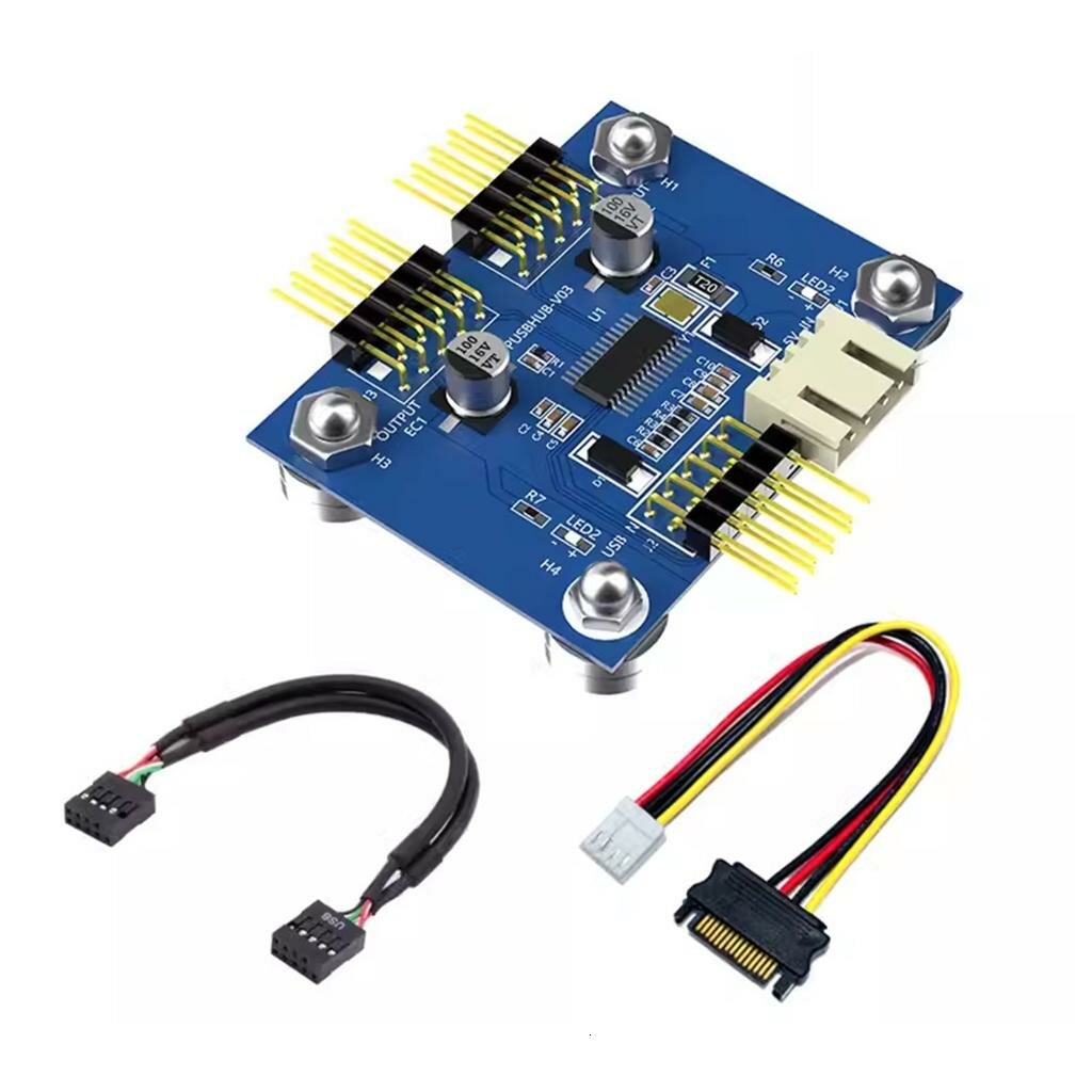 1-2 USB 2.0 9Pin адаптер