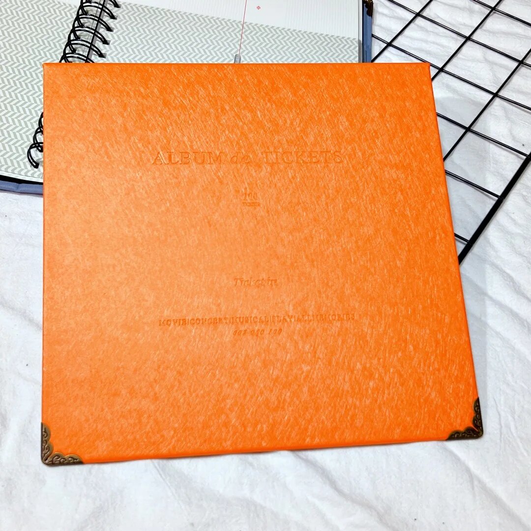 Dahomemon фотоальбом для билетов 18 цветов Оранжевый, Orange