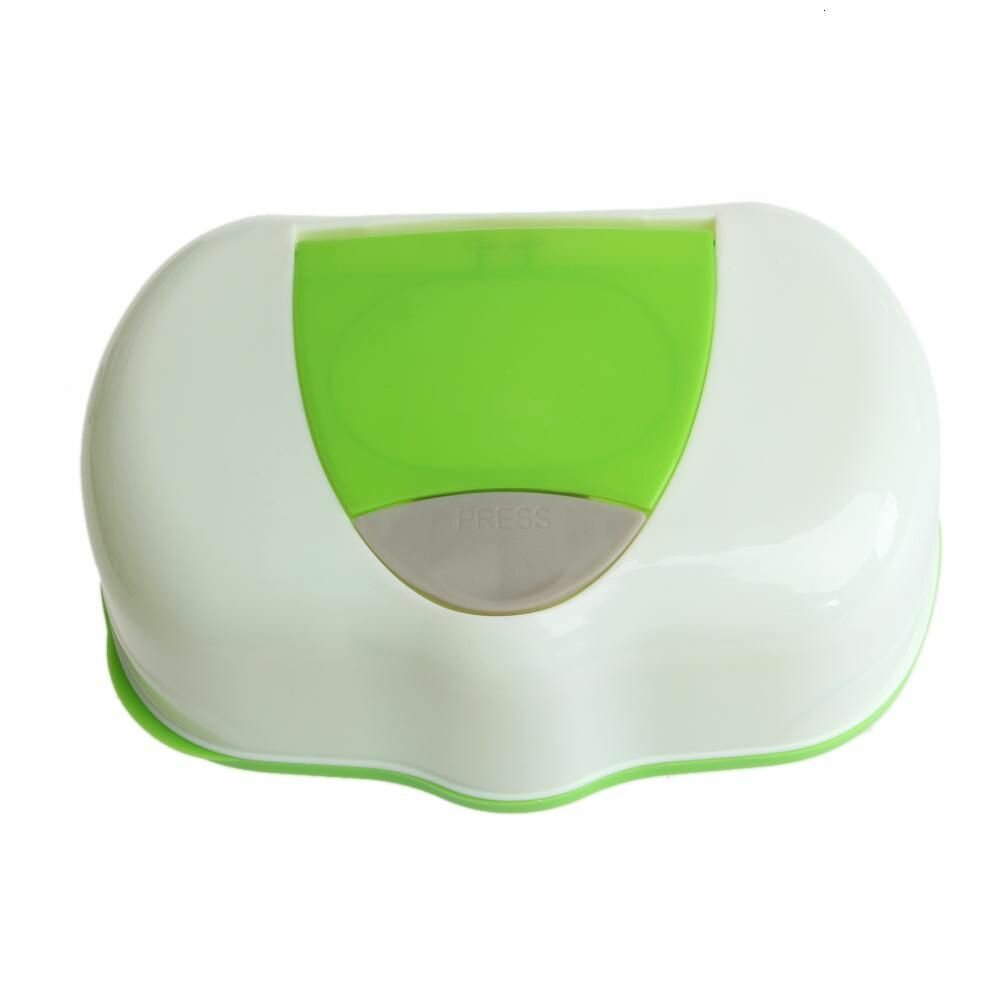 Контейнер для влажных салфеток на 80 листов, Зеленый