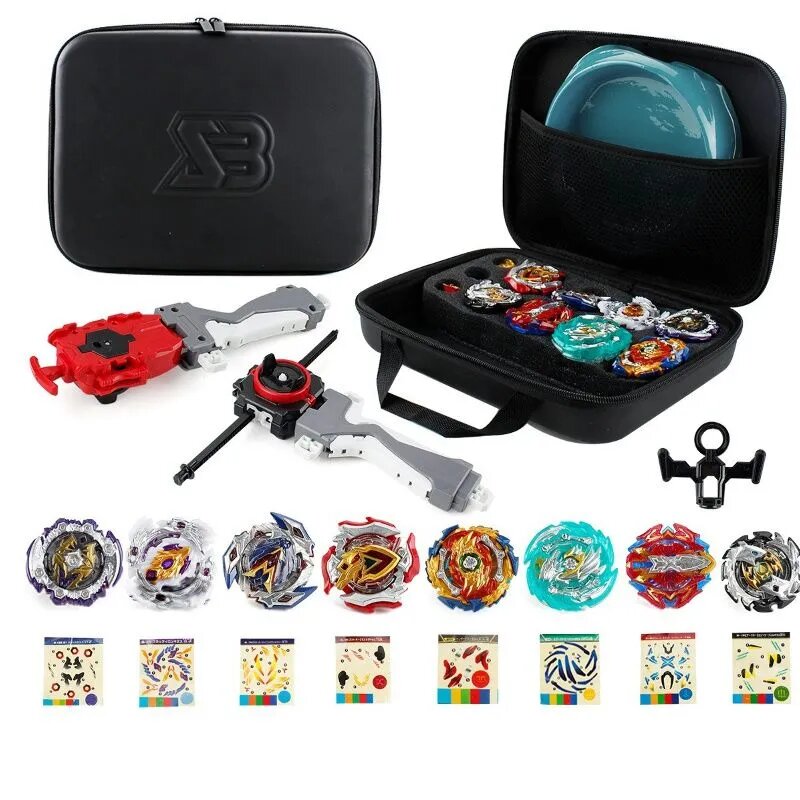 Игровой набор BEYBLADE Бейблэйд с ареной, 8 волчков в наборе