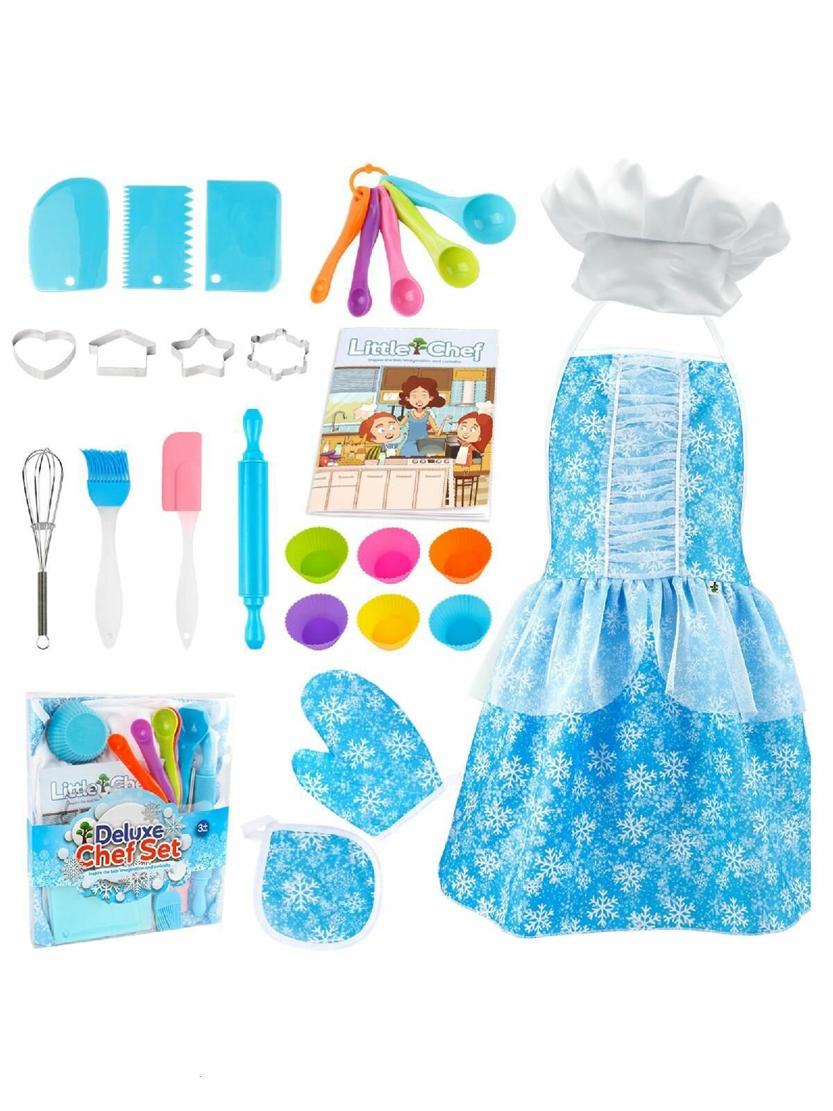 Игровой набор для девочек с фартуком и шляпой, WQ5189