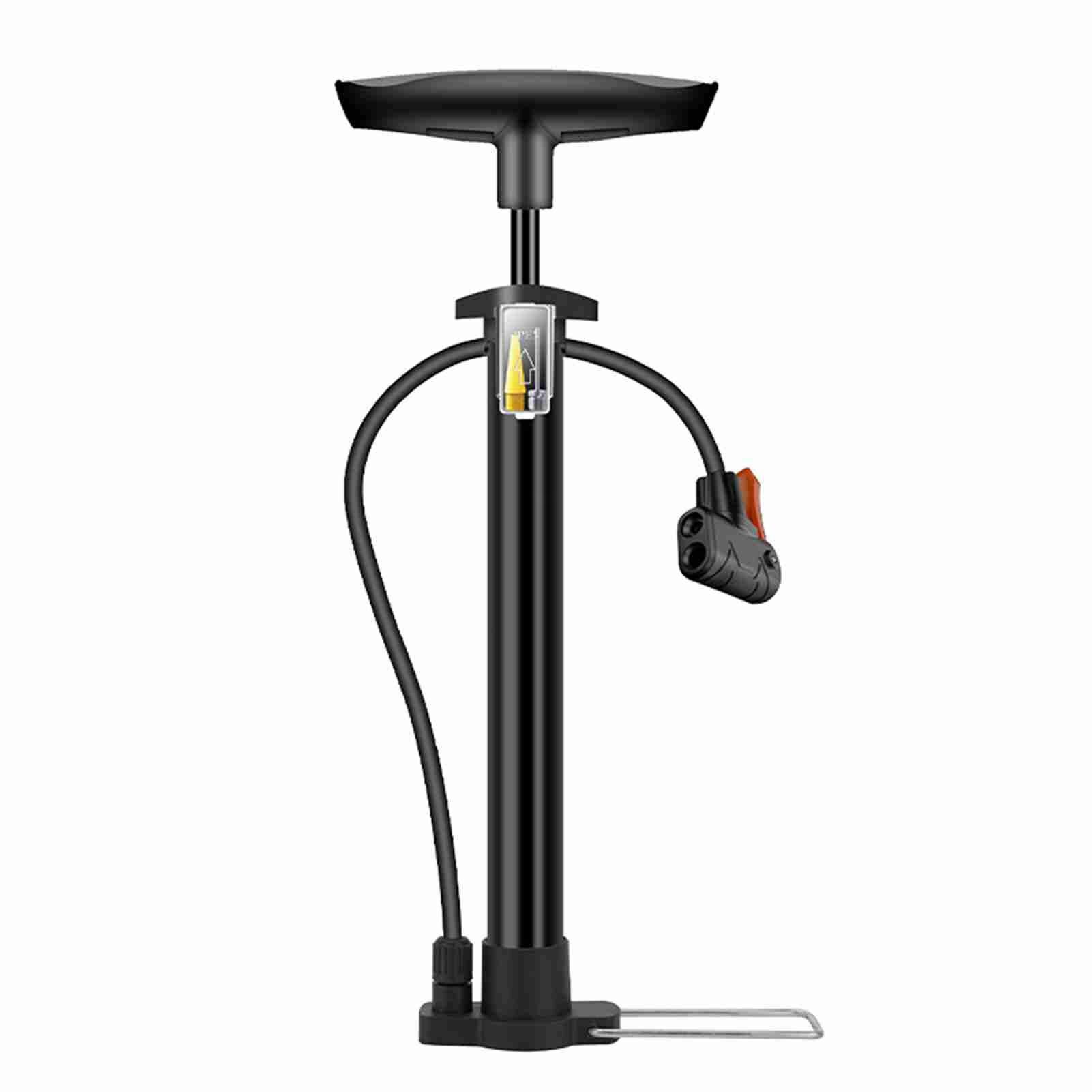 Многофункциональный насос для велосипеда 160PSI, портативный компрессор для шин, универсальный носик, прочная сталь