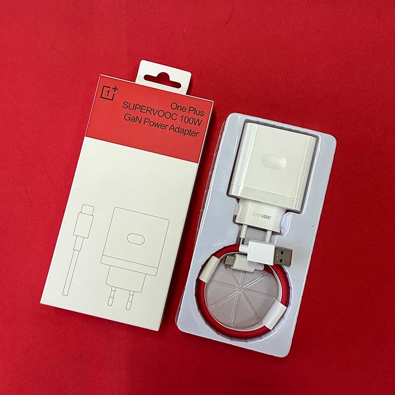 Оригинальное Быстрое Зарядное Устройство OnePlus SuperVOOC 100W С Кабелем USB Type-C Для OnePlus 15R, 13, 12, 11, 12R, Nord 4