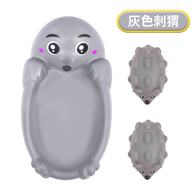 Детская ванная комната с плавающими животными, плоскозубец, ежик, герметичная игрушка для воды, игрушка для купания младенцев оптом