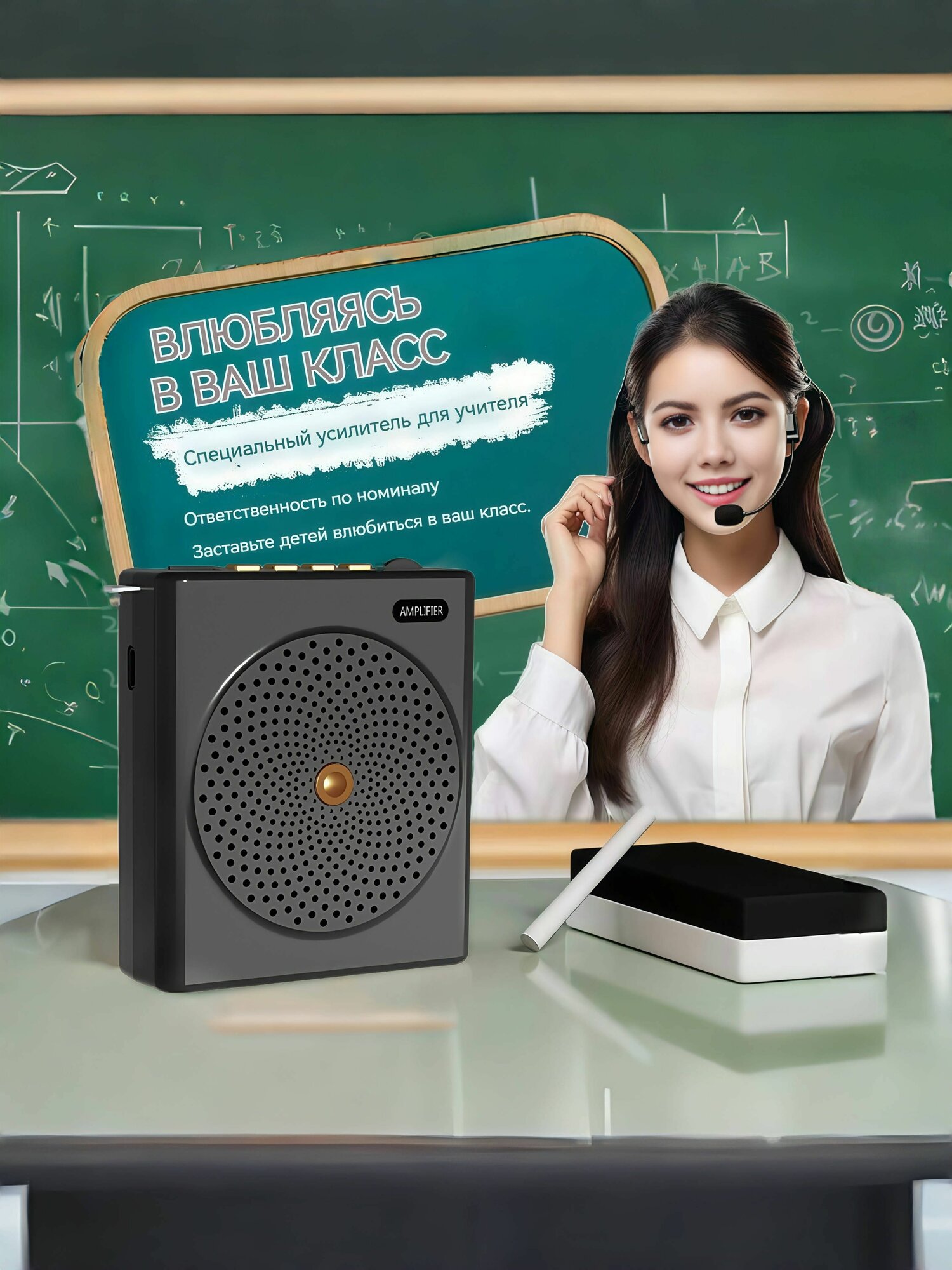 Громкоговоритель для педагогов/экскурсоводов/продавцов, трансляционный громкоговоритель: длинная работа,