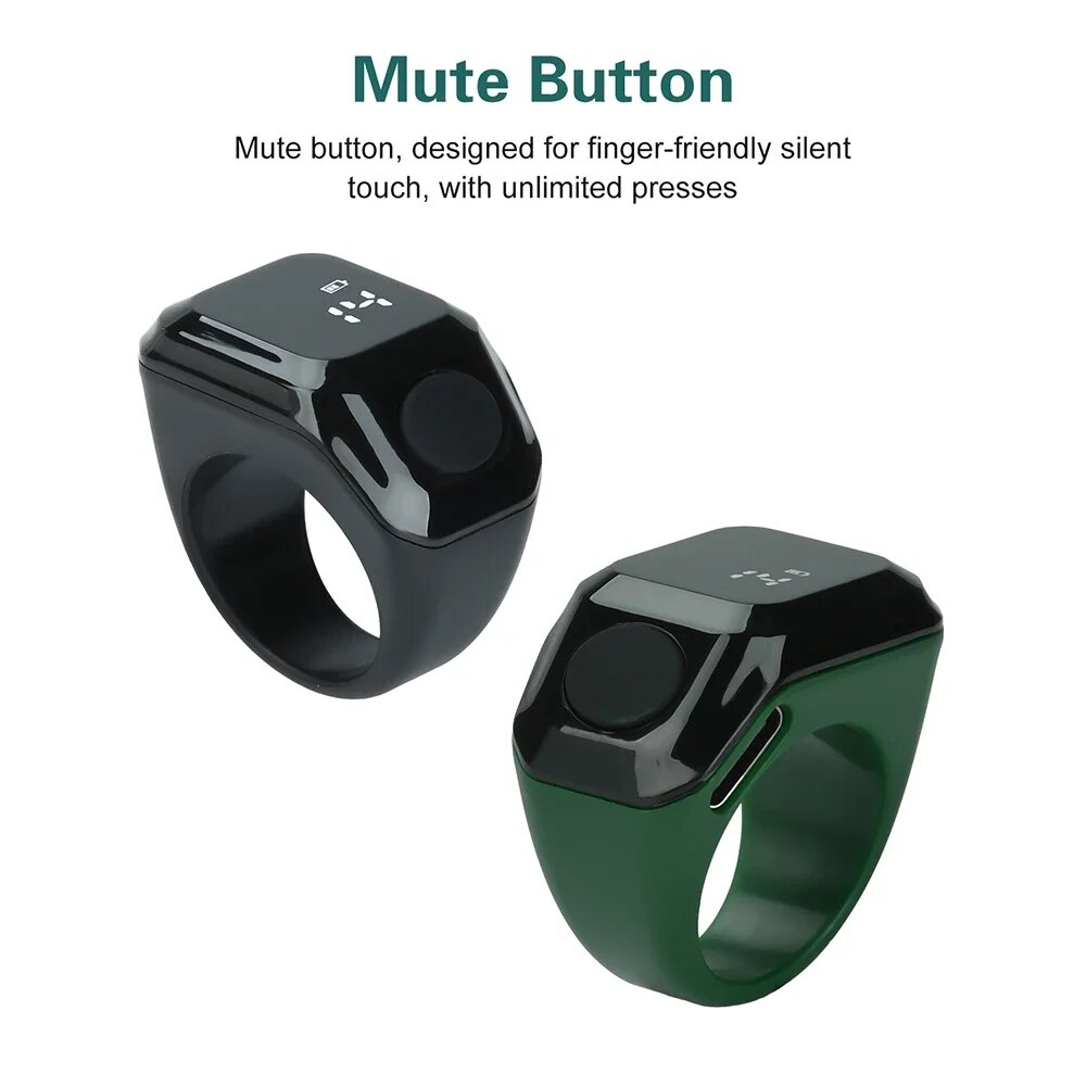 Bluetooth счетчик на палец Green — фото 1