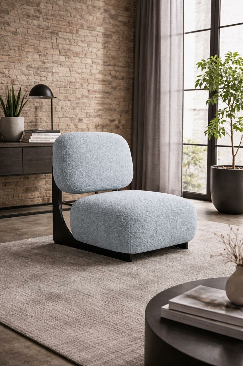 Кресло букле для отдыха PLAYWOODS Hush Relax голубой