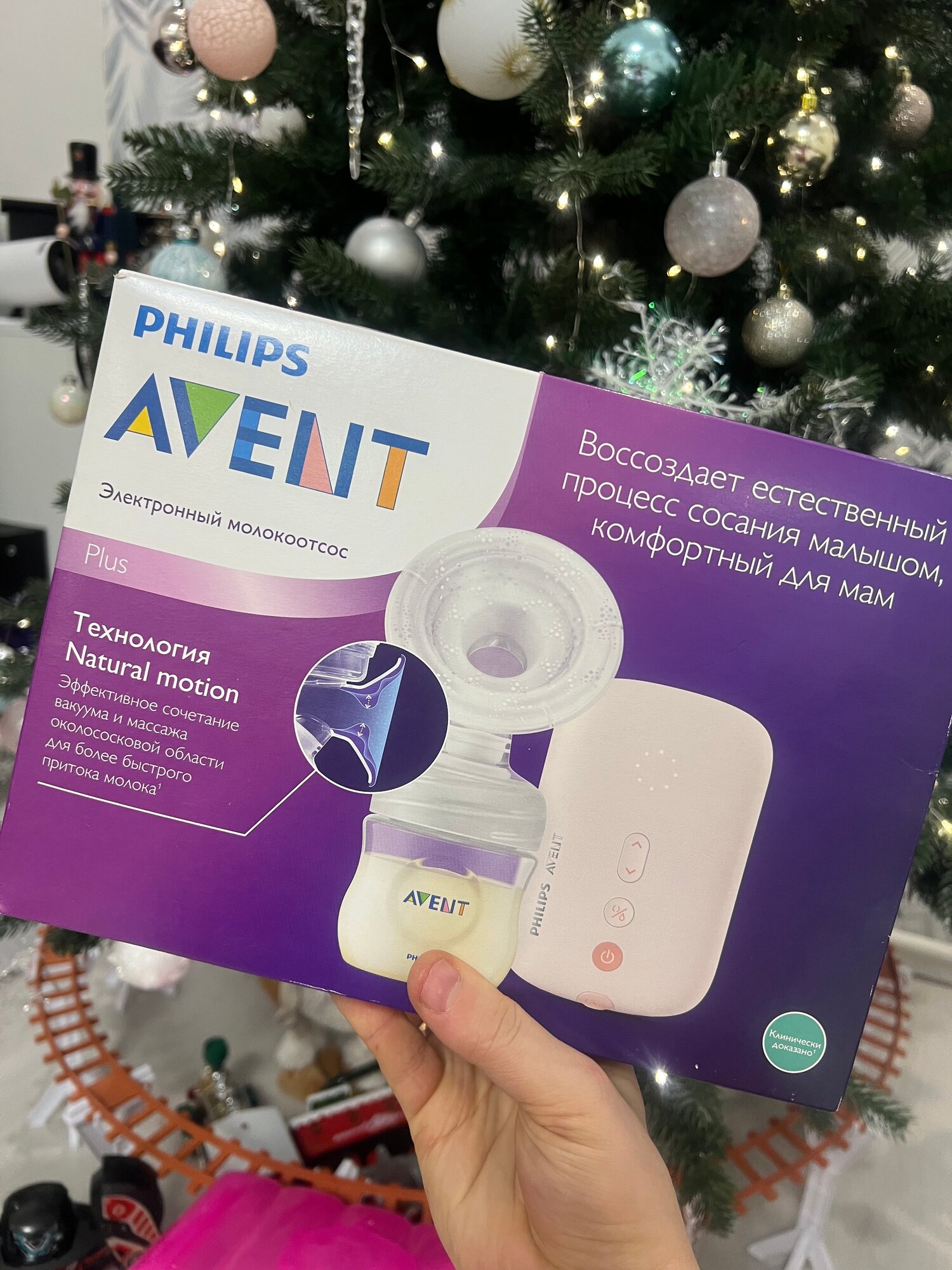 Электрический молокоотсос проводной двухфазный Philips Avent Plus SCF391/11