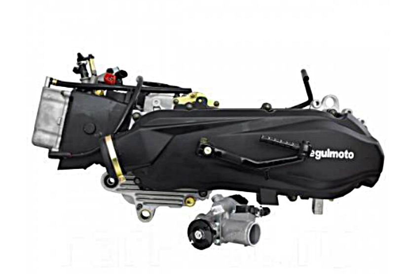 Двигатель LJ 1P52QMI, E25 в сборе 125 cc инжекторный, Longjia Estete, Insetto