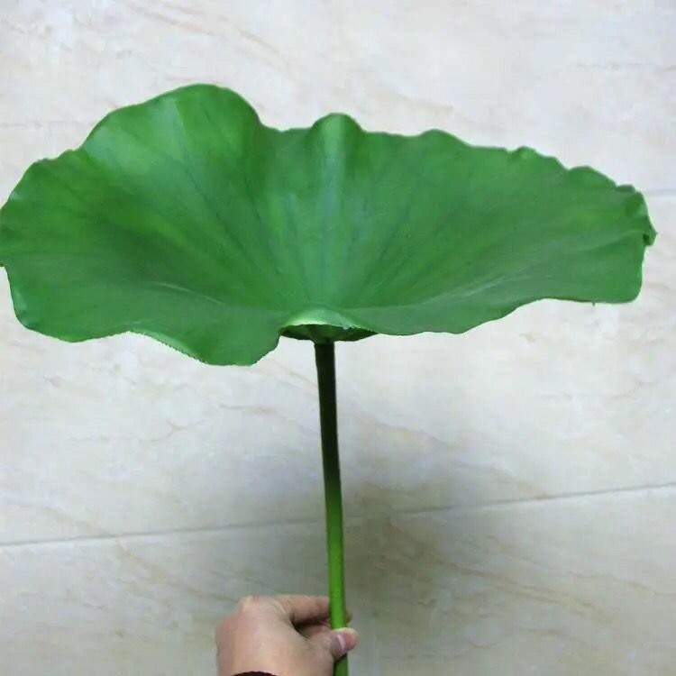 Искусственный цветок лотоса в китайском стиле, реалистичный на ощупь, с листьями и стеблем, декор для пруда с лотосами, искусственные цветы, флористическое искусство, реквизит для представлений Будды