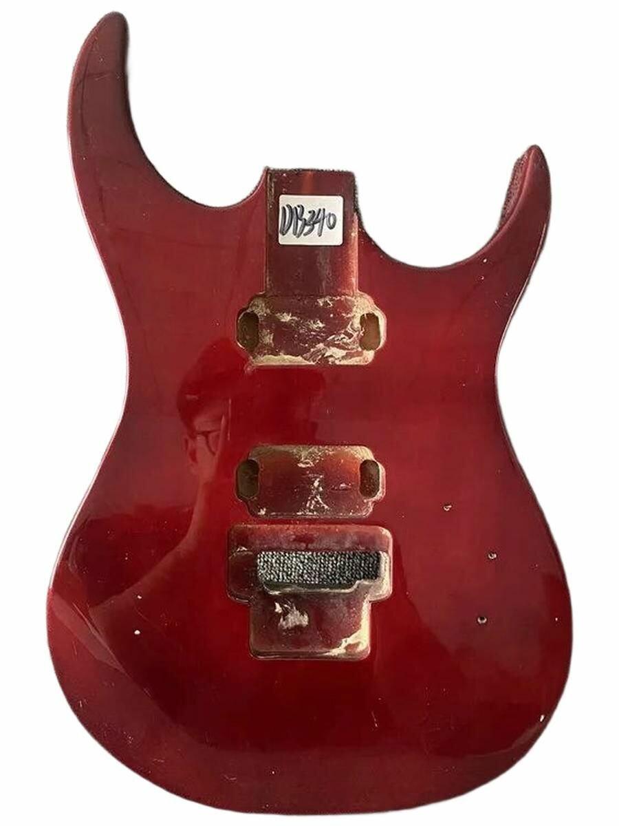 Корпус электрогитары DB340, тип тремоло Floyd Rose, звукосниматели HH, массив липы, детали для самостоятельной сборки