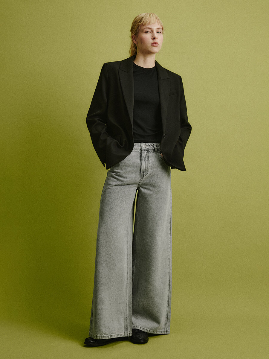 Джинсы широкие smart 