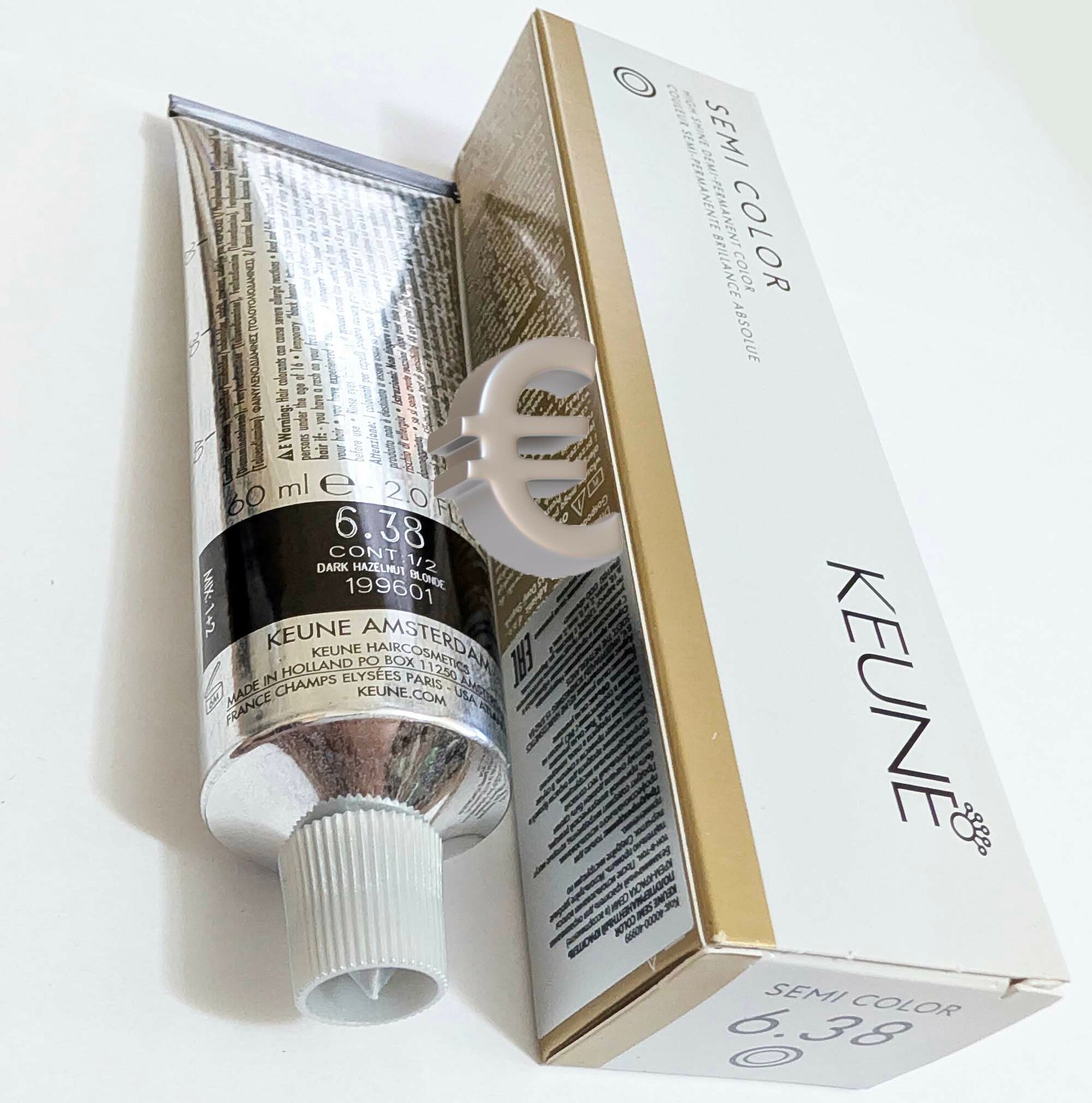 Keune Semi Color 6.38 Краска Семи Темный лесной орех Безаммиачная краска для волос 60 мл