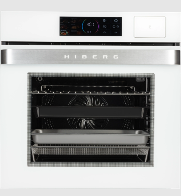 Электрический духовой шкаф HIBERG S-VM 6415 W SMART