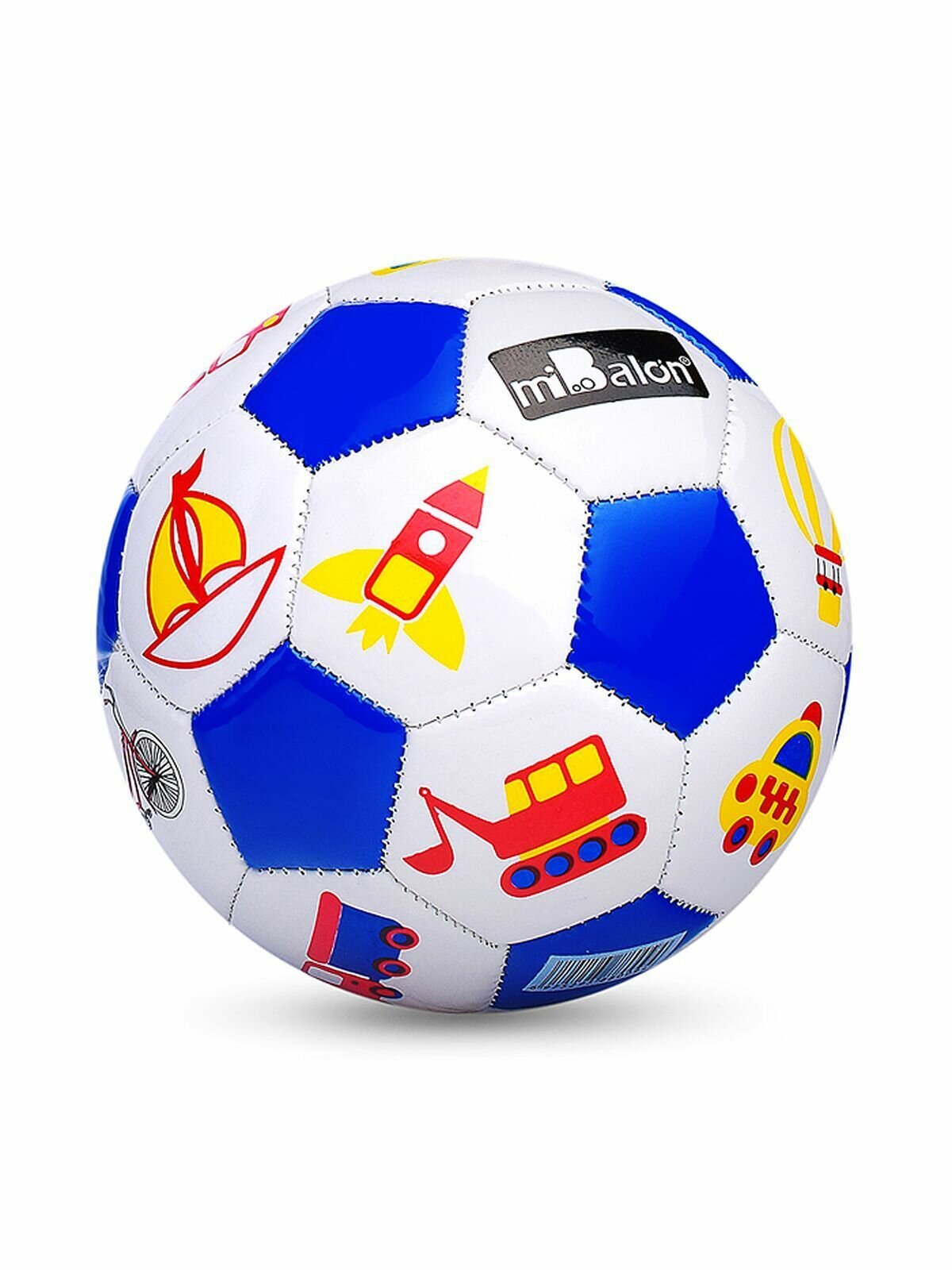 Мяч футбольный синий (00-3471-2)