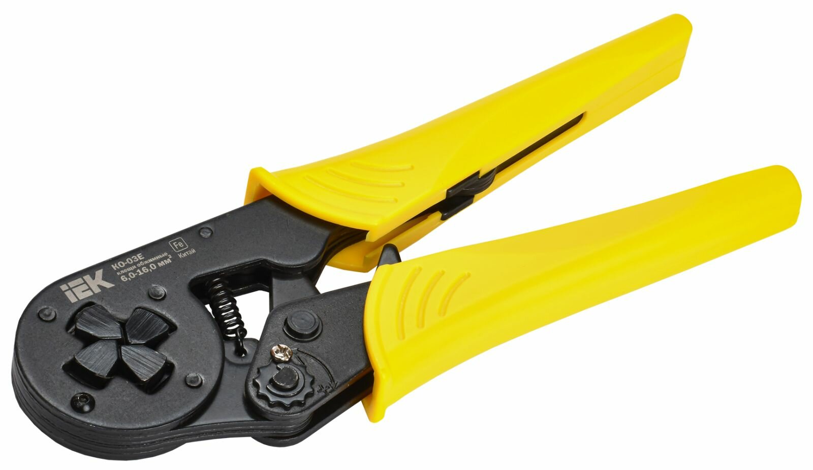 Клещи обжимные IEK КО-03Е, 6-16 мм2, квадрат, гильза-наконечник