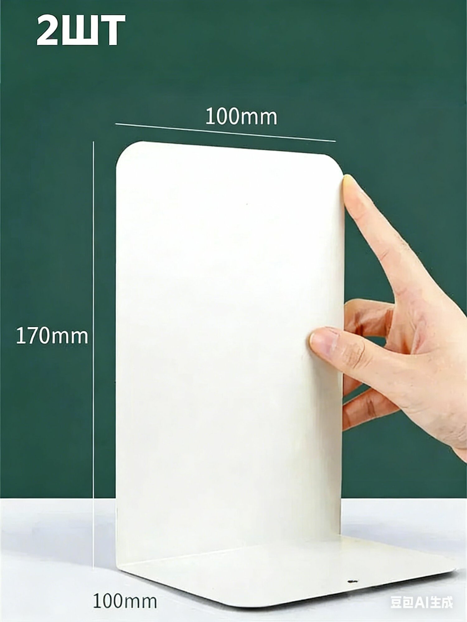 Ограничителей для книг держателей Набор из 2