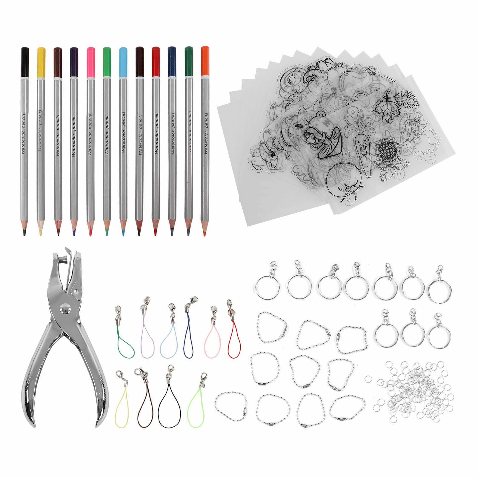 Набор цветной термоусадочной пленки для DIY