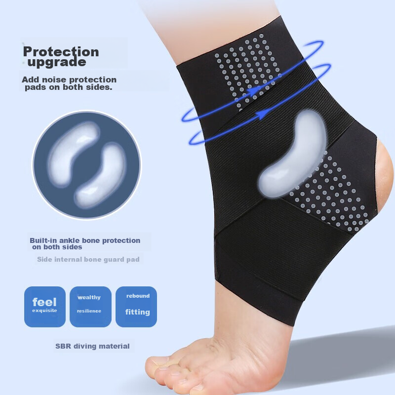 Kangmu Japanese Medical Ankle Brace, Ultra-Thin, for Sports Injury Recovery, Prevents Sprains, Supports Ligaments, Protective Gear for Men And Women