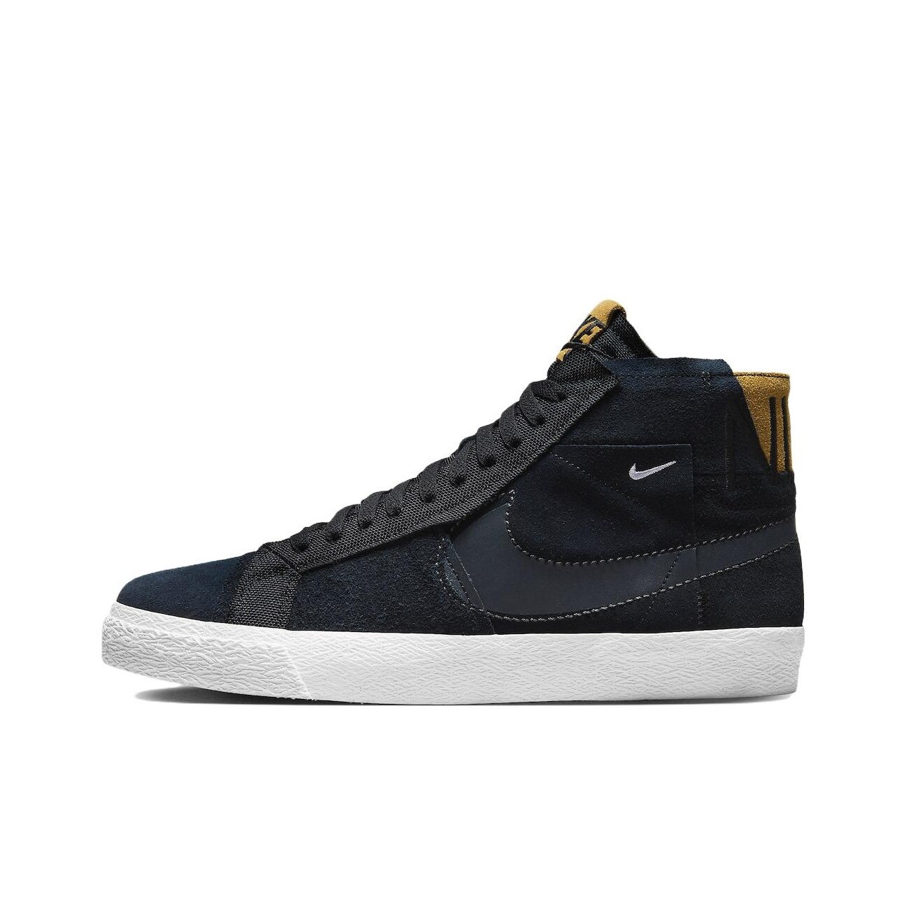 Кроссовки NIKE Blazer Mid, размер EU 36.5 стопа (23.5CM), черный — фото 1