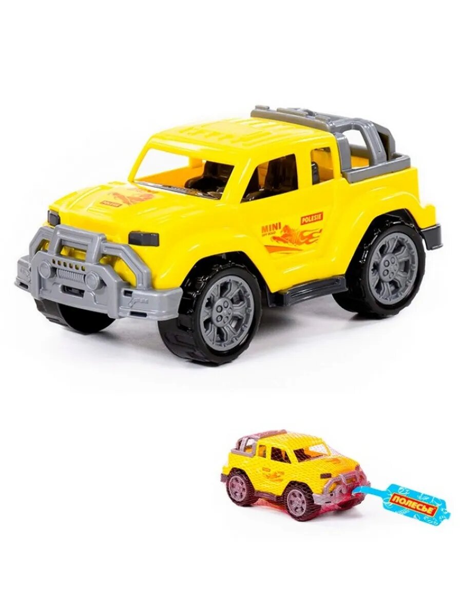 Автомобиль Легионер-мини жёлтый в сеточке П-Е /12/