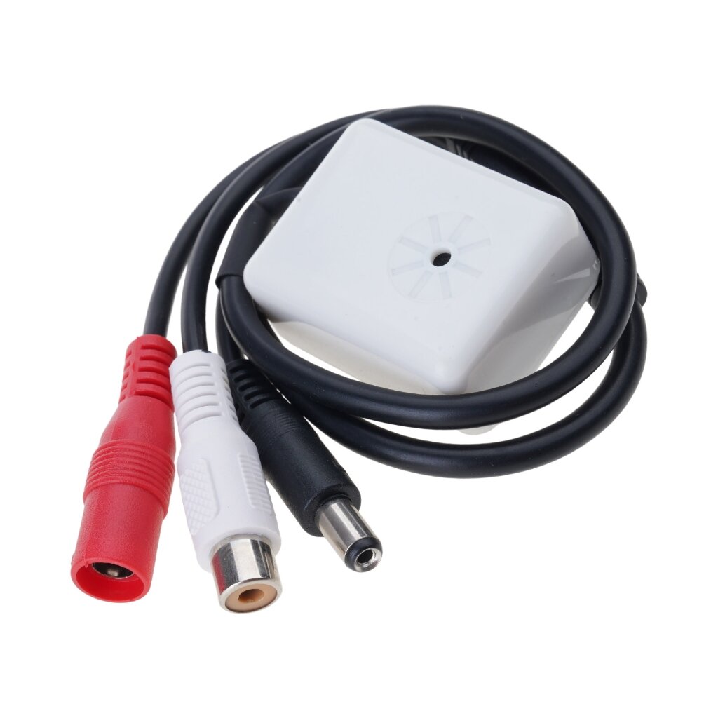 Защищенное от непогоды звукоснимающее устройство с предусилителем для наружного мониторинга безопасности