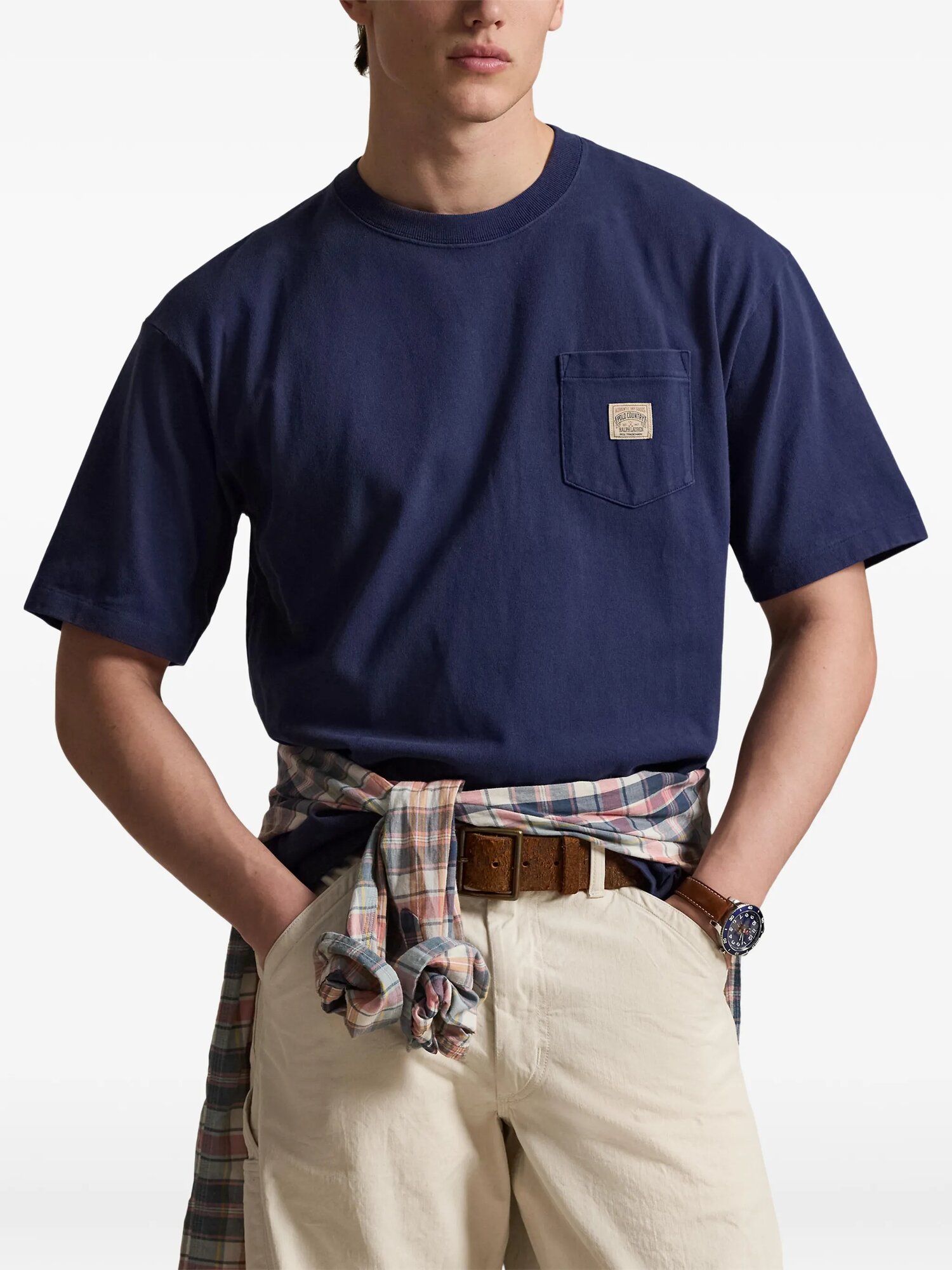 Футболка Polo Ralph Lauren, размер XL, cиний — фото 1