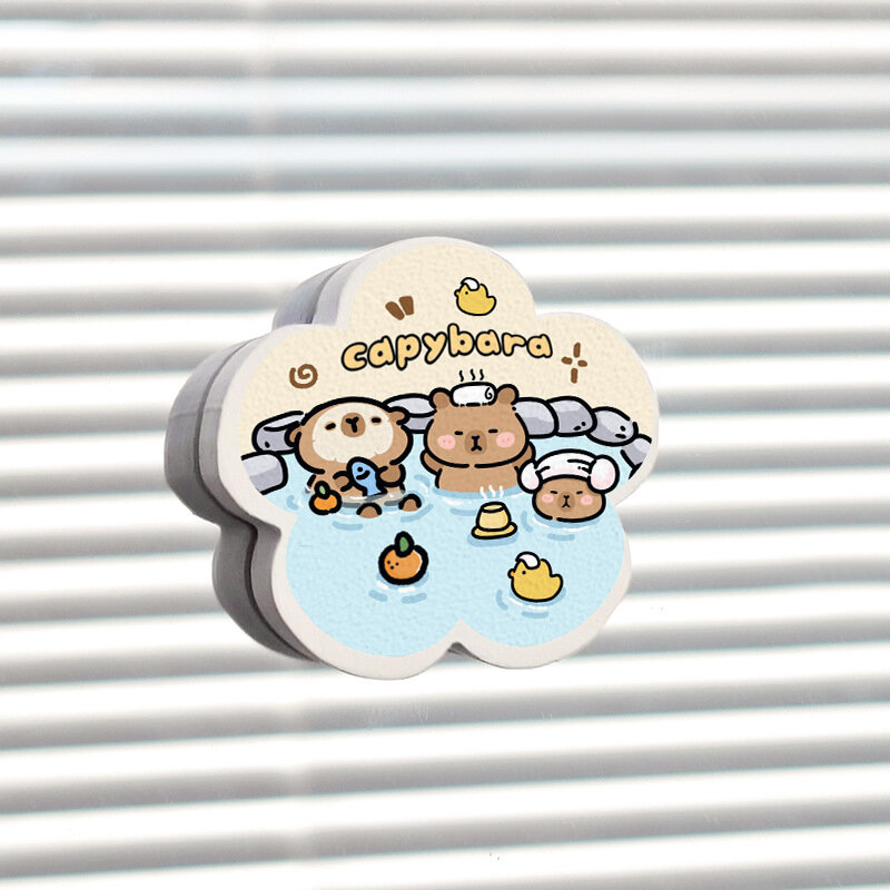 Магический инструмент для очистки зеркал с мультяшным дизайном для дома, губка для чистки смесителей в ванной, без остатков, магический очиститель для удаления накипи