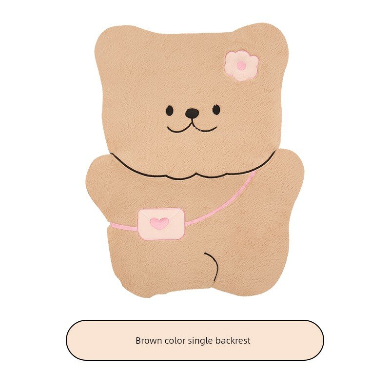 Зимняя плюшевая накидка на сиденье автомобиля с милым мультяшным рисунком для женщин, высококачественная теплая накидка