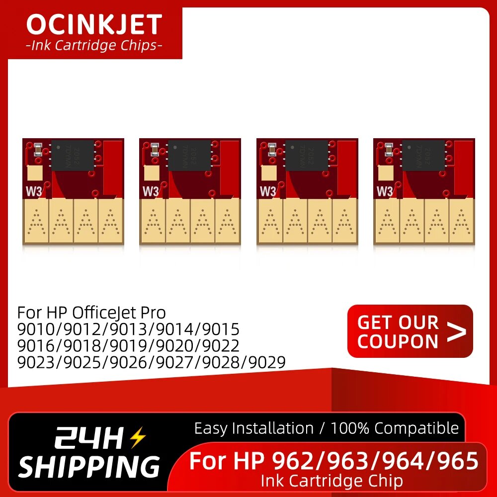 Постоянный чип ARC для HP 962 963 964 965 1PC BK