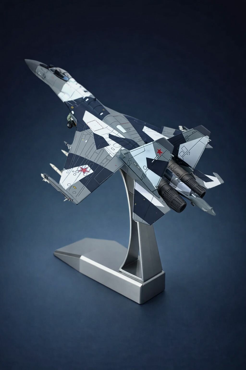 Модель самолета металлическая Су-35 ВВС России 21