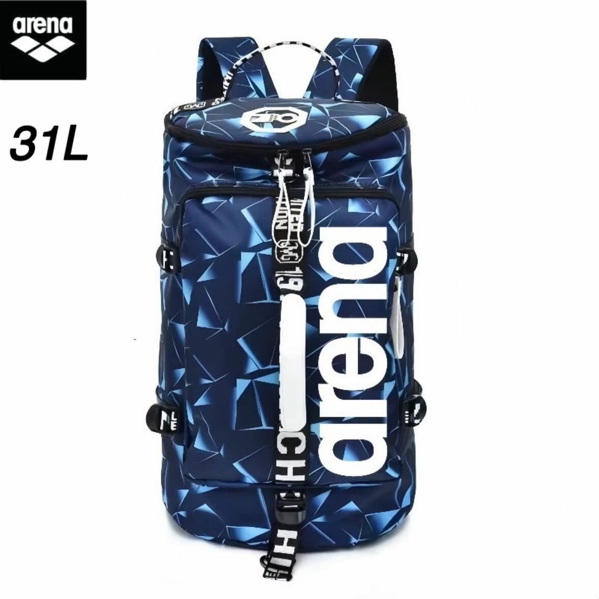 Arena Рюкзак Arena, для водных видов спорта, водонепроницаемый, 30 л