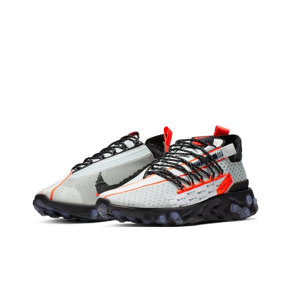 Кроссовки NIKE React Runner ISPA, размер EU 42.5 стопа (27CM), gray/orange — фото 1