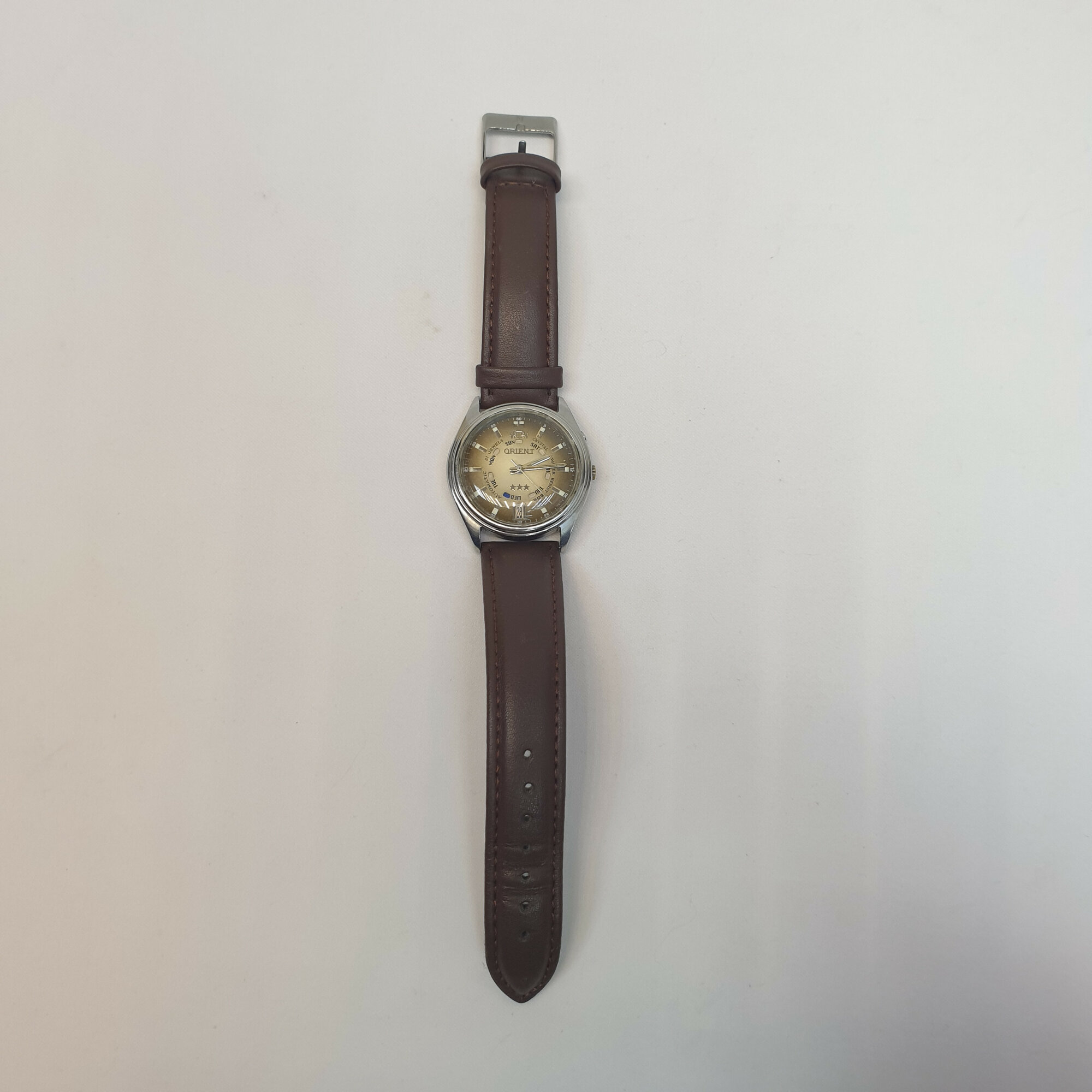 Часы наручные мужские ORIENT, механические, рабочие. Япония