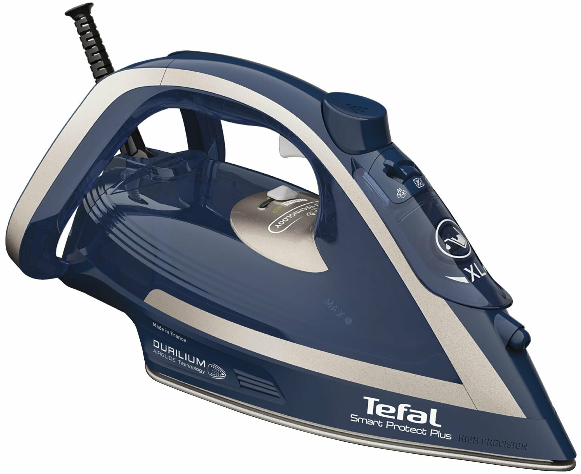 Утюг Tefal Smart Protect Plus FV6872E0, синий