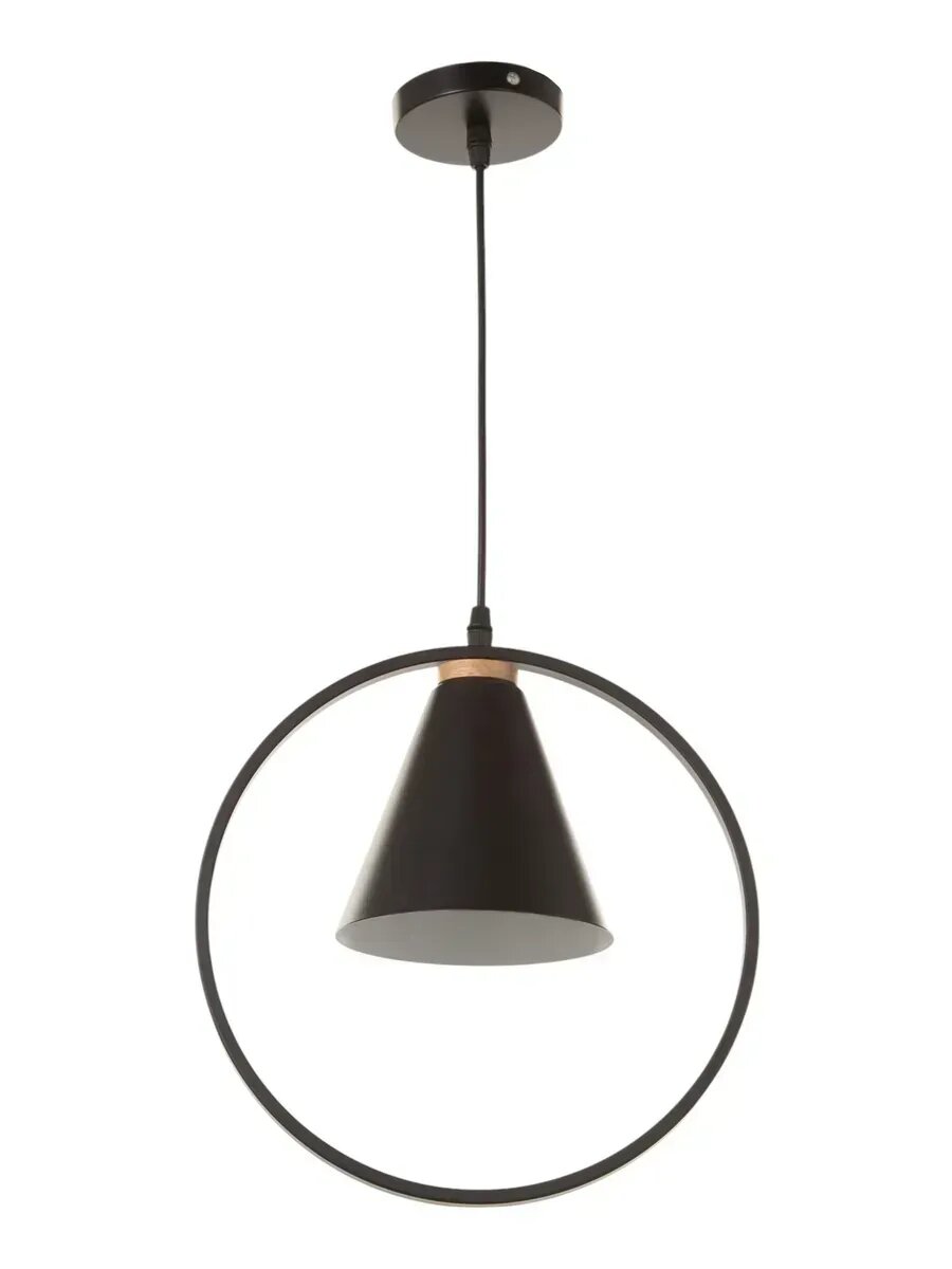 Светильник Конус 1х40Вт Е27 черный/бронза 30х14,5х30(+100)см